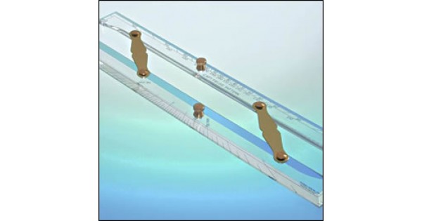 Parallel Rule Captain Fields Pattern 600mm