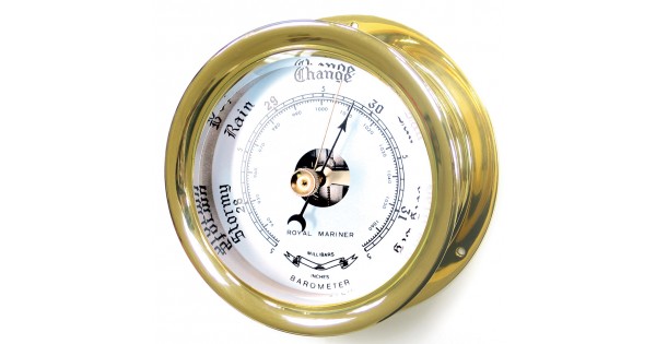 Brass Capstan Barometer