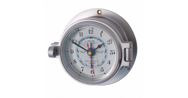 Matt Chrome Latch Tide Clock