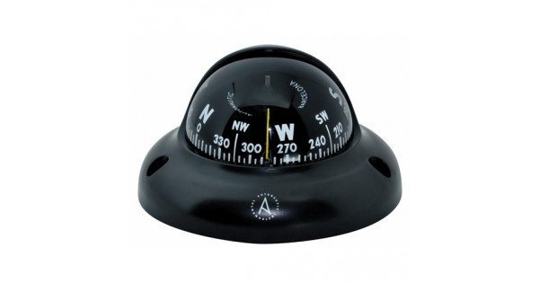 Autonautic Instrumental C3001K - Surface Mount Kayak Compass - Black