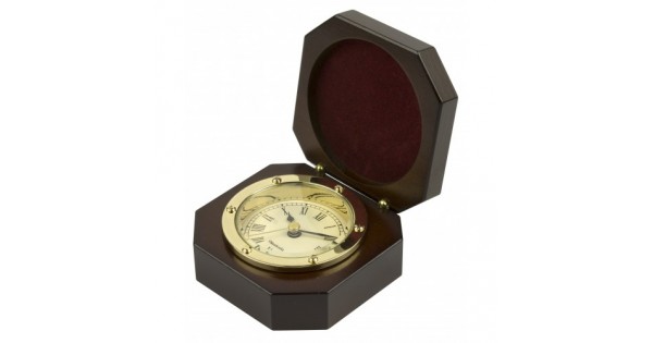 Clock in wooden box