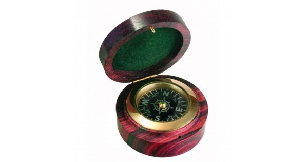 Compass in Rosewood box