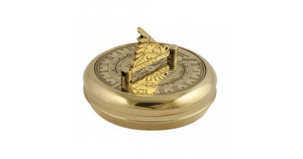Greenwich Pocket Sundial And Compass