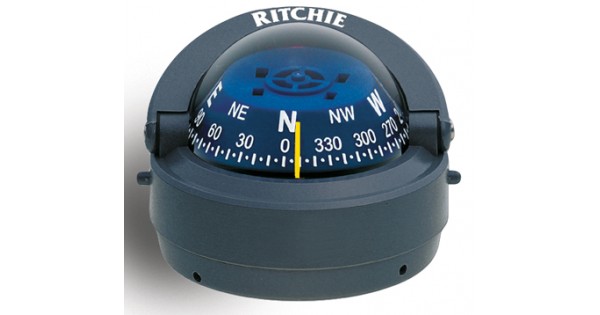 Ritchie Navigation S53G - Explorer Compass Surface Mount Power Grey