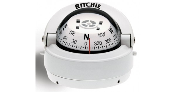 Ritchie Navigation S53W - Explorer Compass Surface Mount Power White