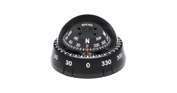 Ritchie Kayak Compass Black Surface Mount