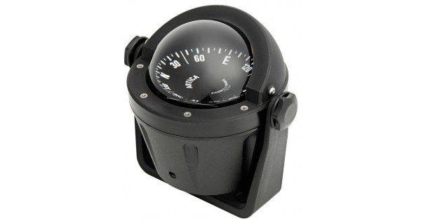 Riviera Artica Compass (BA2) - Bracket Mount - Black Body With Black Card