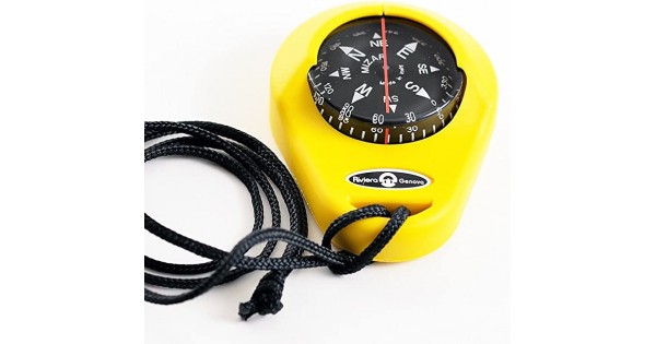 Riviera Mizar Hand Bearing Compass (Yellow)